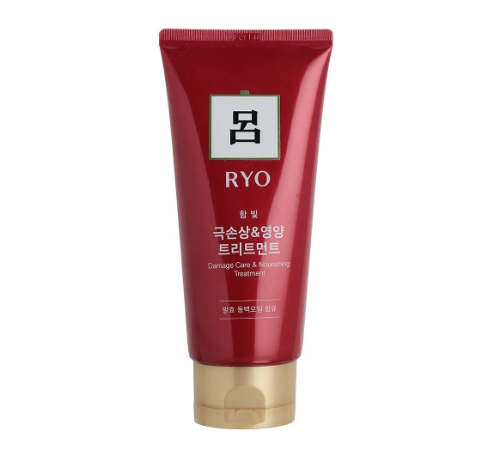 Маска для повреждённых волос с цветочным ароматом Ryo Hambit Damage Care & Nourshing Treatment 180ml (срок до 26.08.2026)