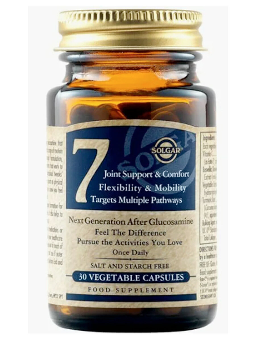 SWANSON No. 7 (Поддержка суставов & Comfort), 30 капсул