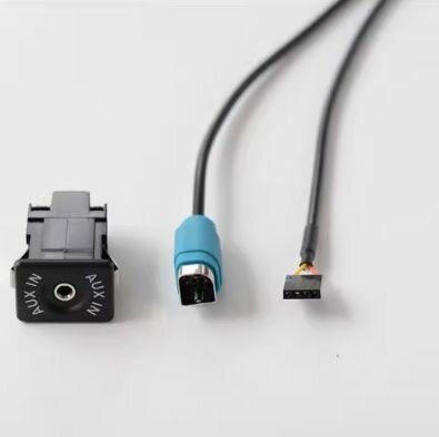 AUX аудио кабель Alpine KCE-237B c фишкой для различных магнитол