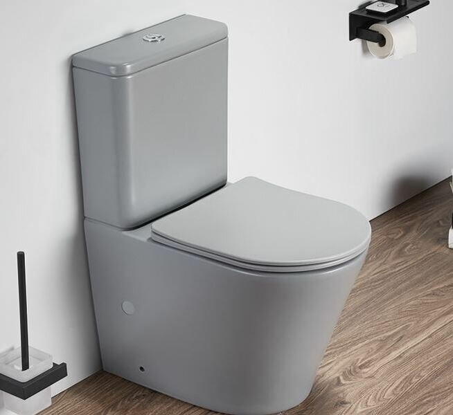 Унитаз Ceramalux 2179XMH напольный приставной безободковый RIMLESS