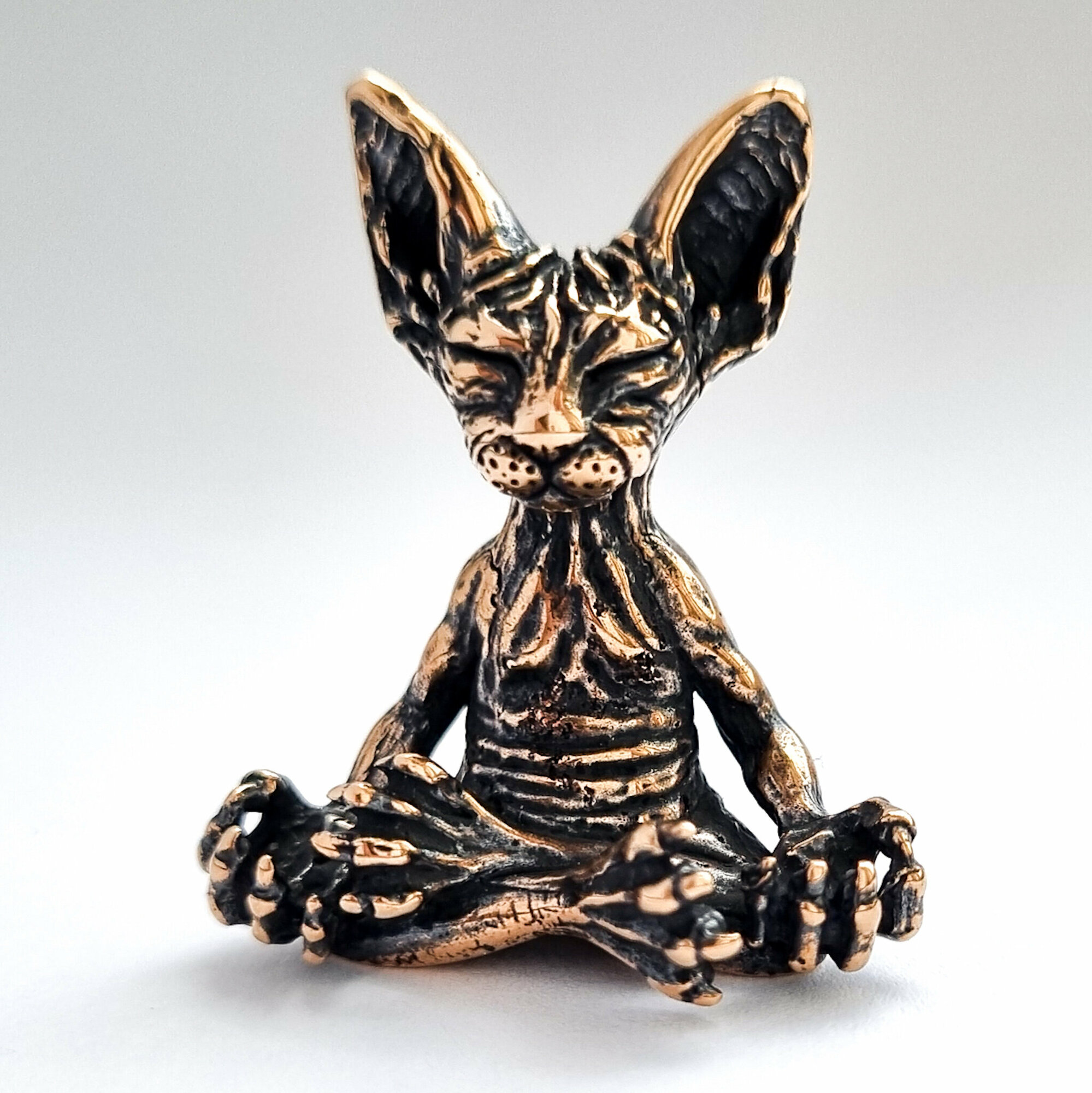 Сфинкс Йог Фигурка из Бронзы от Рязанской литейной мастерской