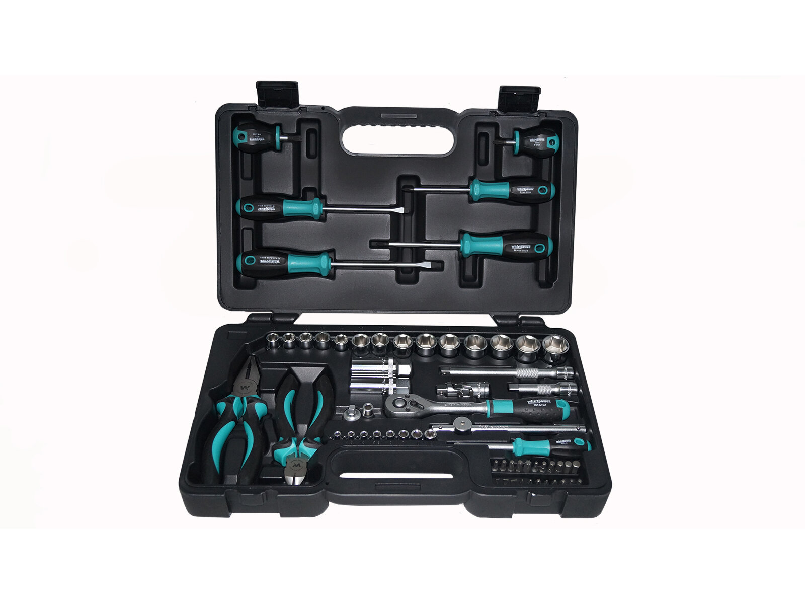 Набор инструментов WhirlPower 1/4 Cr-V 62 предметов