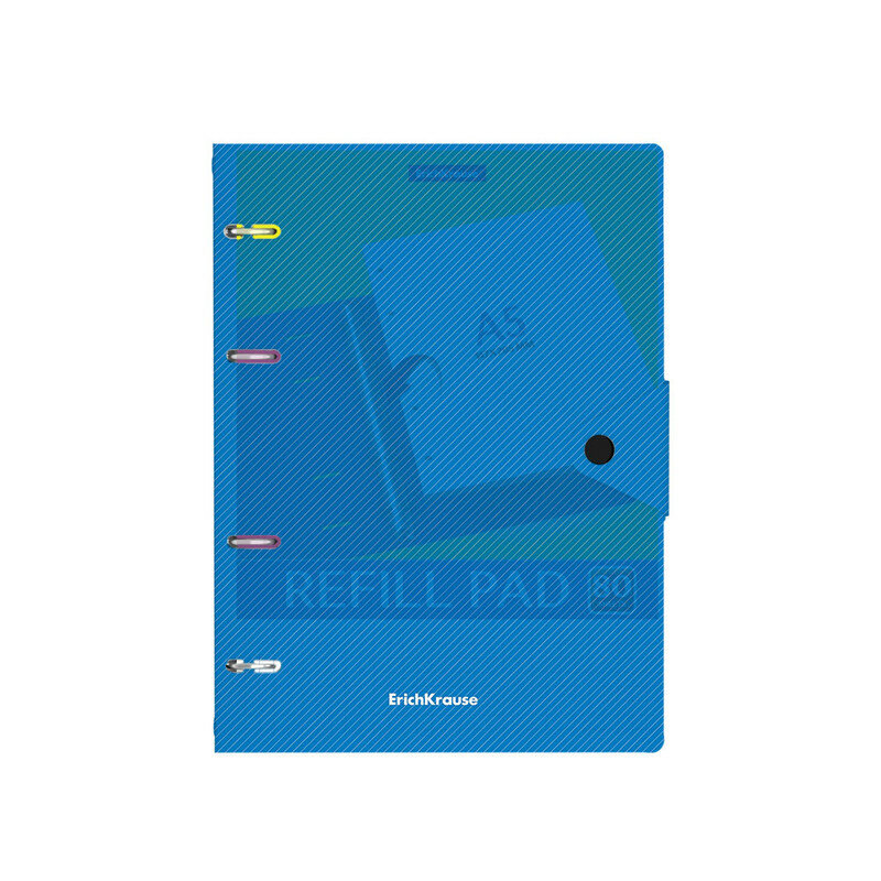 ErichKrause Тетрадь общая Glance Vivid Ассорти 43544, клетка, 80 л,1шт, голубой