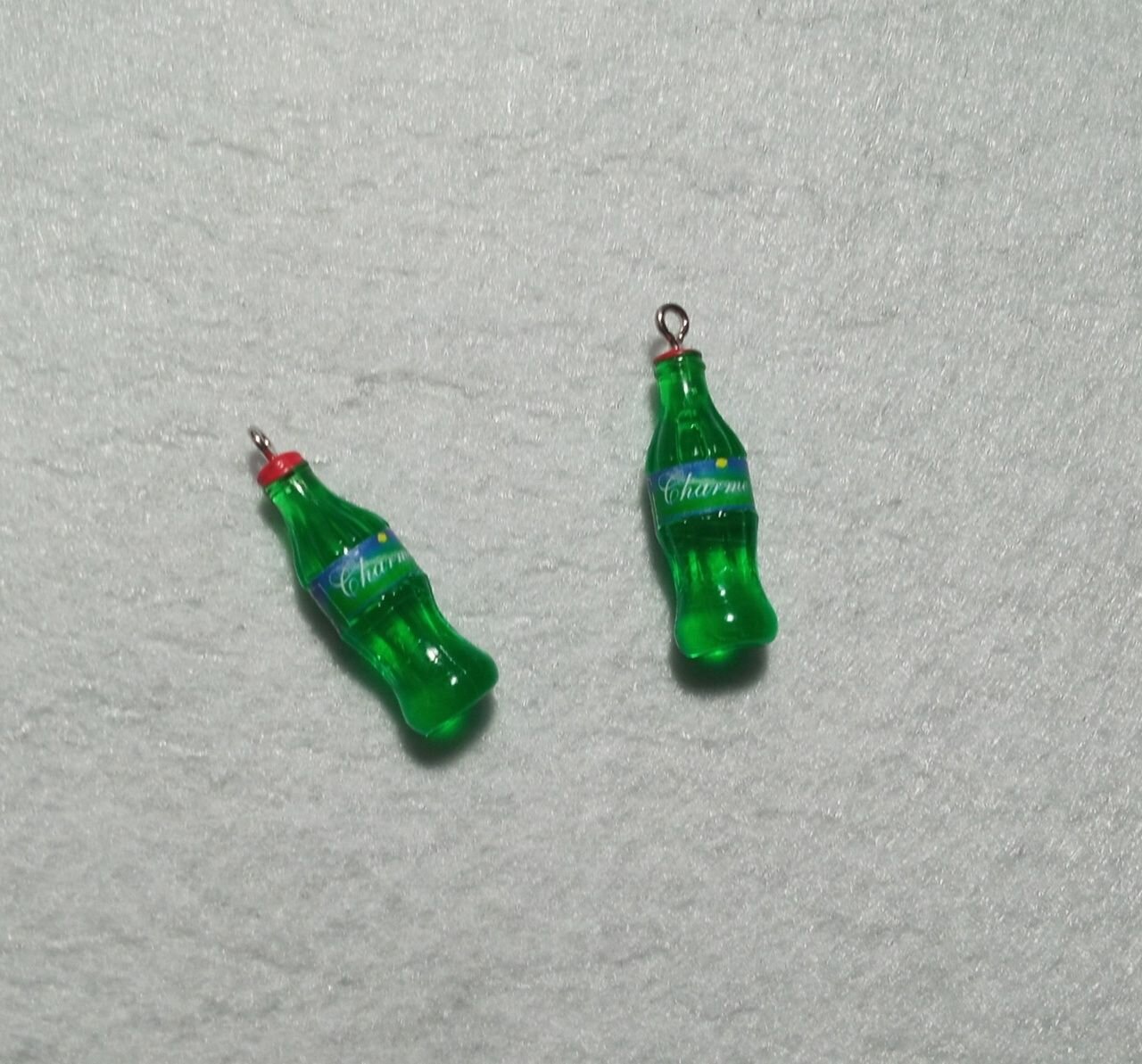 Подвеска для украшения газировка, 33х9мм акрил "Charme" - 2 шт