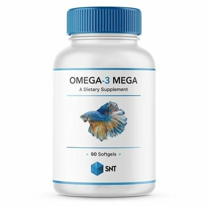 SNT Omega-3 Mega/СНТ Омега-3 Мега (330 ЭПК/220 ДГК) 1000 мг (90 гел. капс.)