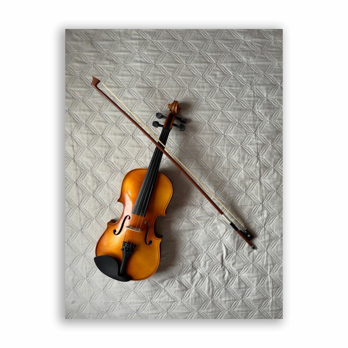 Постер, плакат на бумаге / Скрипка / Размер 30 x 40 см