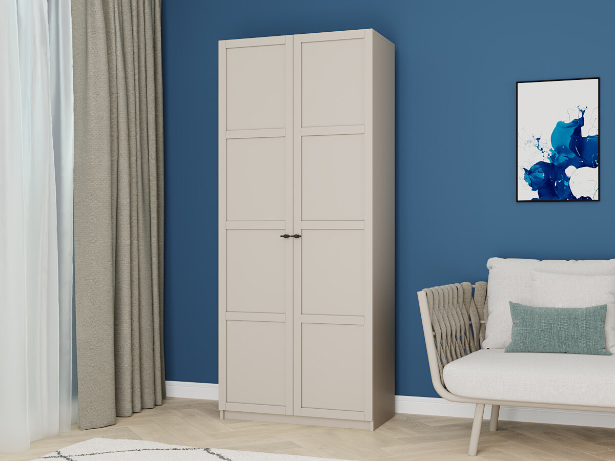 Шкаф распашной Скаген-2 Сантьяго для одежды двухдверный 80*190*40