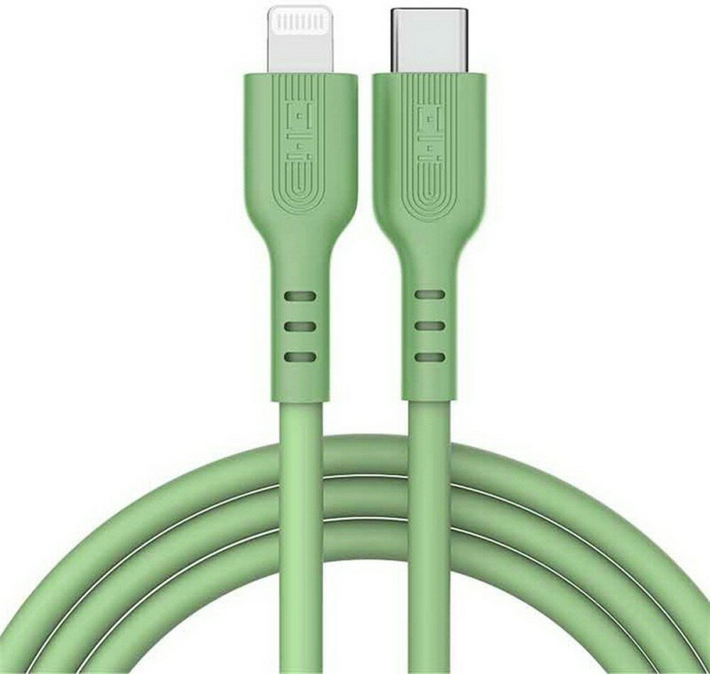 Кабель USB Type-C - Lightning, 1м, ZMI GL870 Green (ZMKGL870CNGR)