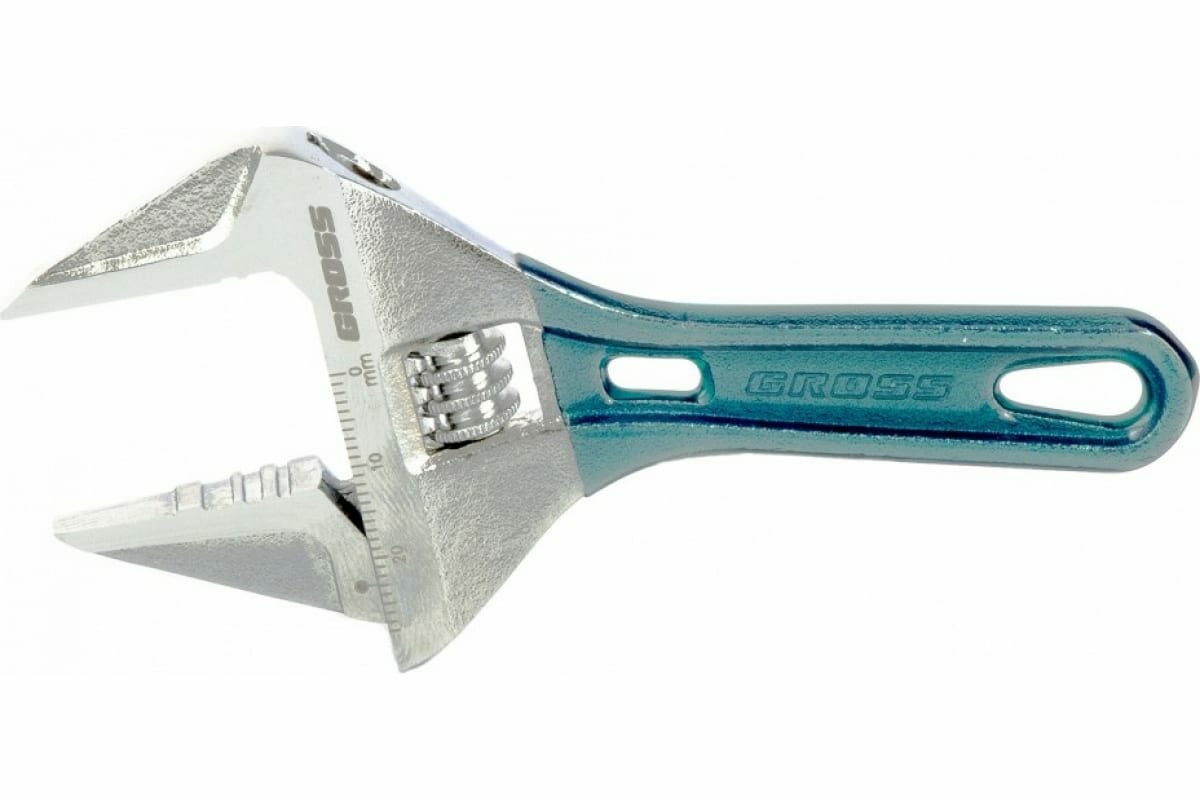 Ключ разводной, 120 мм, CrV, укороченная ручка// Gross 15564