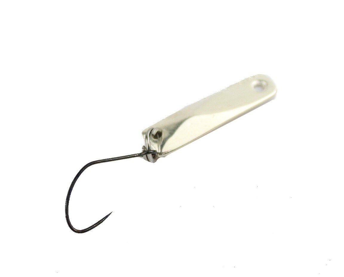 RB Micro блесна 2 г серебрение - компактная приманка для ловли щуки и окуня на спиннинг