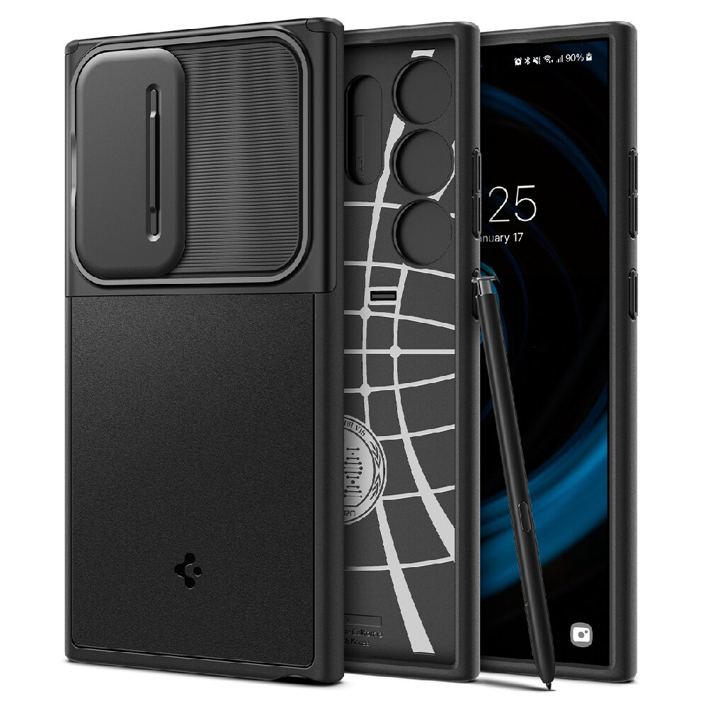 Чехол SPIGEN для Galaxy S24 Ultra - Optik Armor - Черный - ACS07313