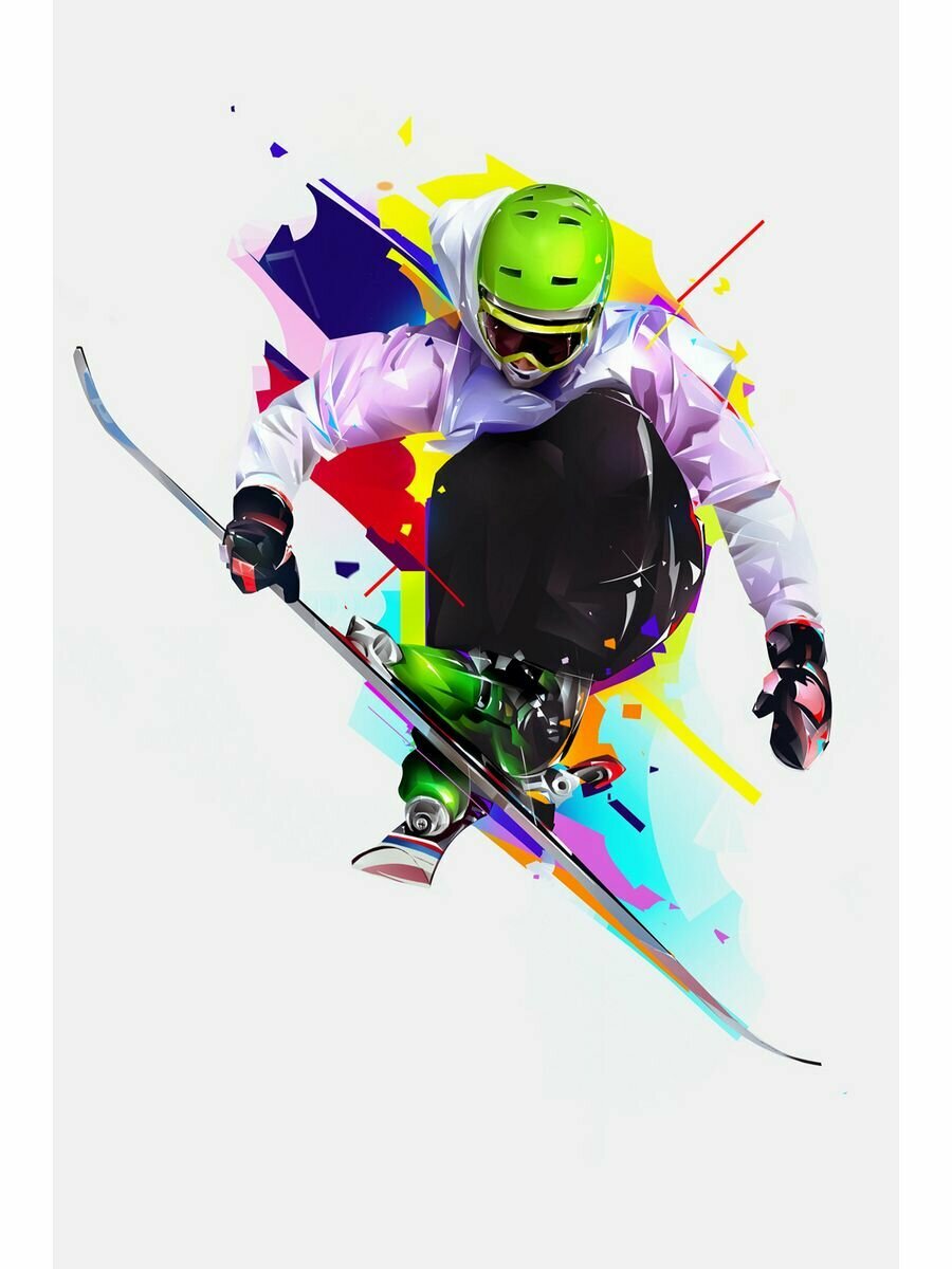 Постер "Colorful sports. Сноубординг"
