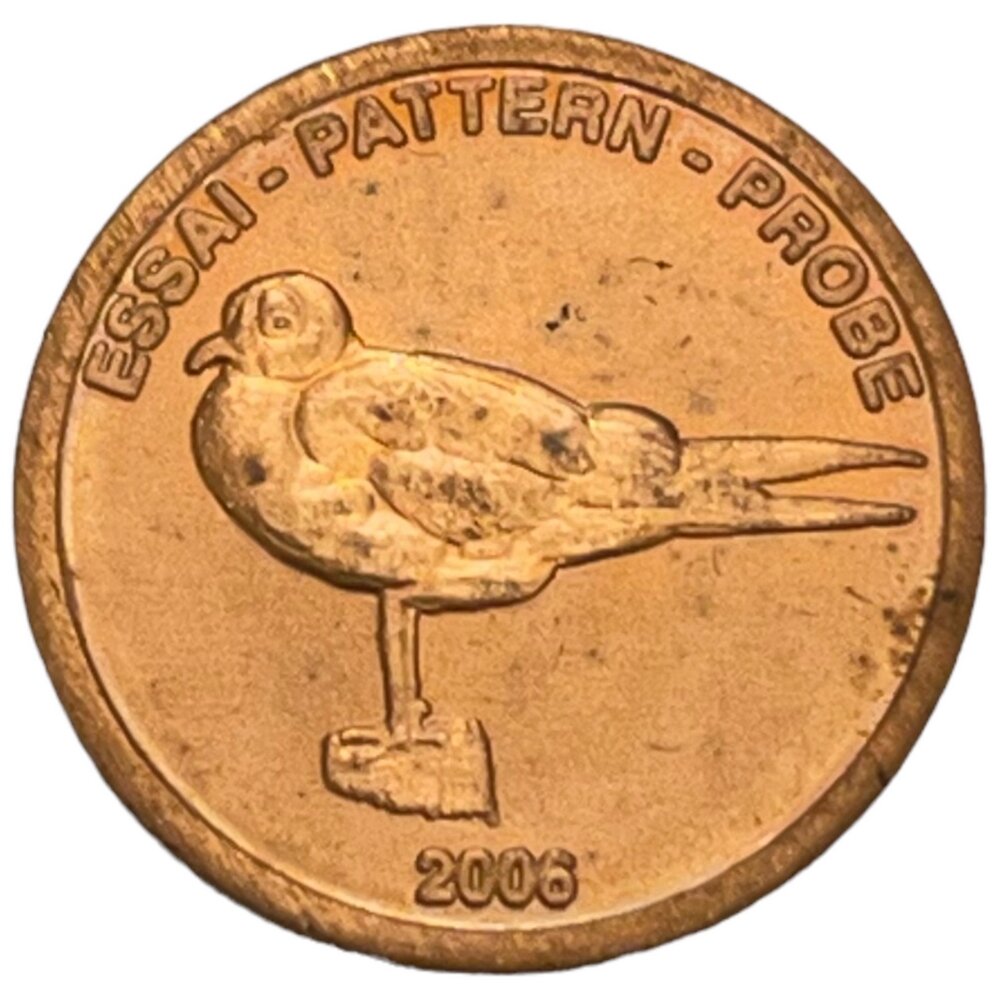 Дания 2 евроцента (Xeros Ceros) 2006 г. (Проба)