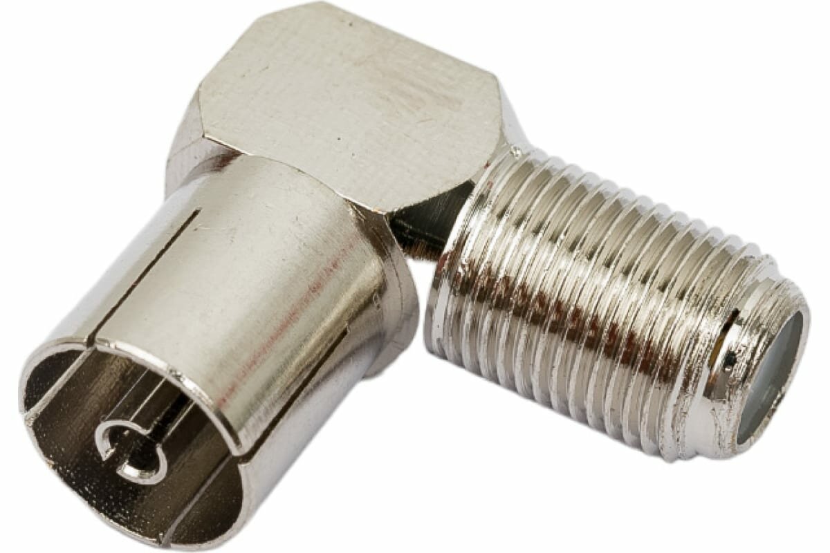 ЭРА RA03 угловой переходникгнездо F - гнездо TV, адаптер для антенн и TV приемников