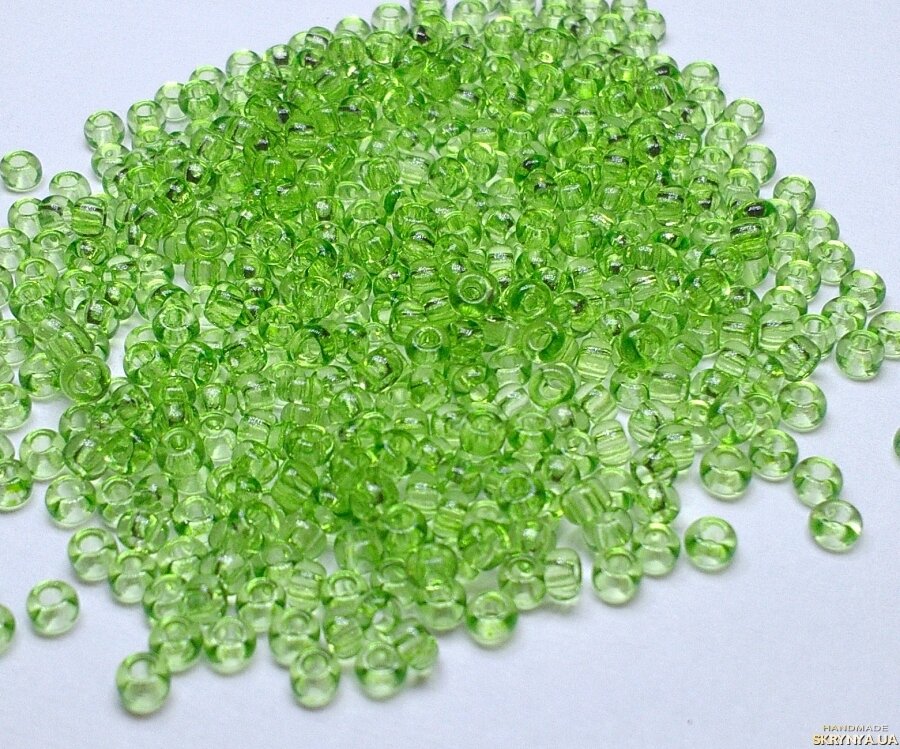 Бисер Preciosa 01154 темно- салатовый 10/0, 5 гр,1 шт.