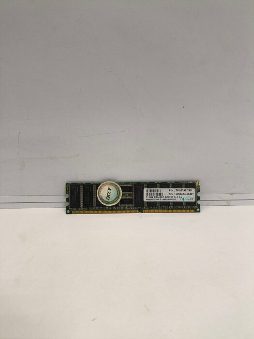 Оперативная память серверная DDR1 512Mb Apacer Reg Ecc PC2700 75.95395.795