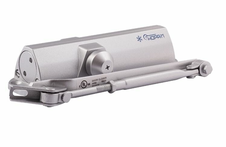 Доводчик Нора-М 4ST (25-120кг) серебро морозостойкий