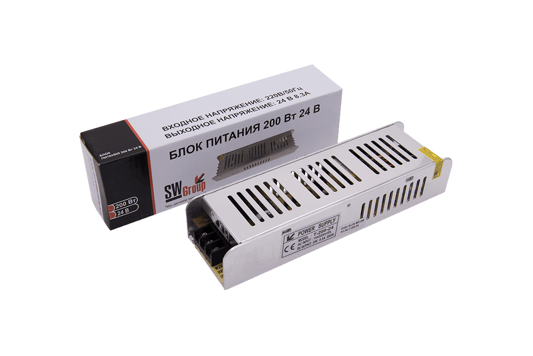 Лампы светодиодные SWG Блок питания T-200-24 SL00-00001029 T-200-24