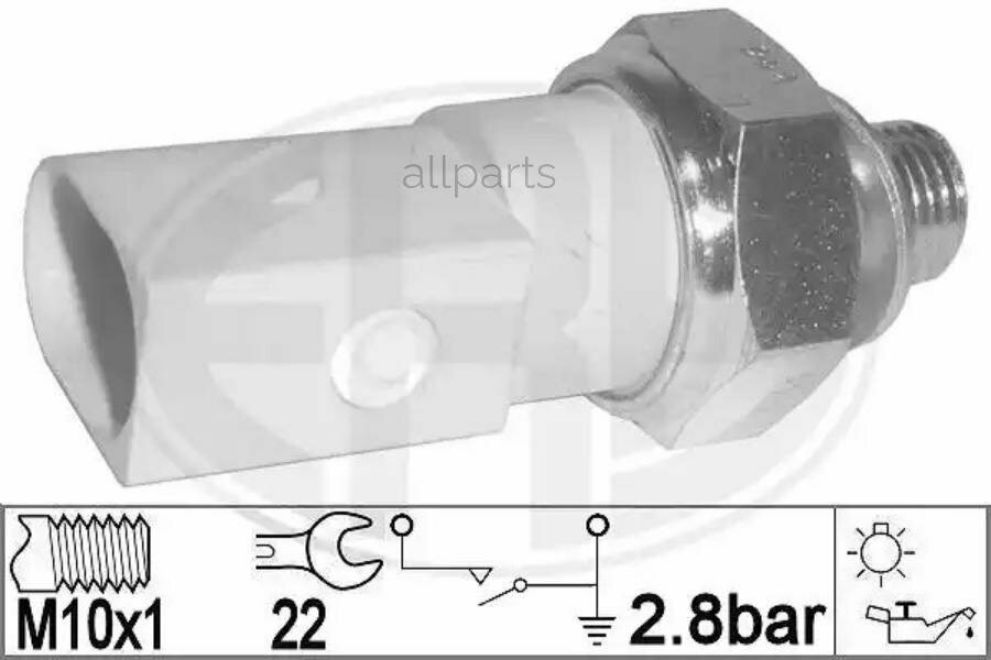 ERA 330831 Датчик давления масла AUDI A4/A6/Q7 3.0TFSi ERA 330831