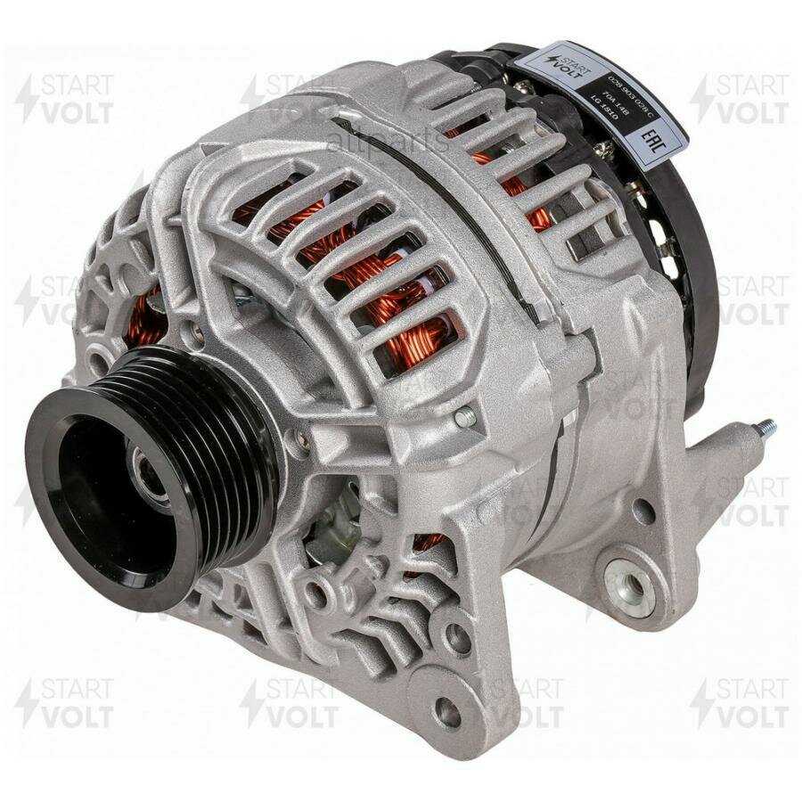 STARTVOLT LG 1810 Генератор для а/м VAG Octavia I (00-) 1.6i/1.8T/Golf IV (00-) 1.4i/1.6i 70A STARTVOLT LG 1810