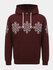 Худи JUST CLOTHES, размер XXL, , бордовый