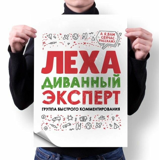 Плакат GOODbrelok А4 принт Алексей - 0010