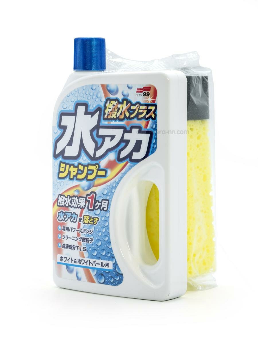 SOFT99 04270 Шампунь для кузова защитный Super Cleaning Shampoo + Wax для светлых, 750 мл