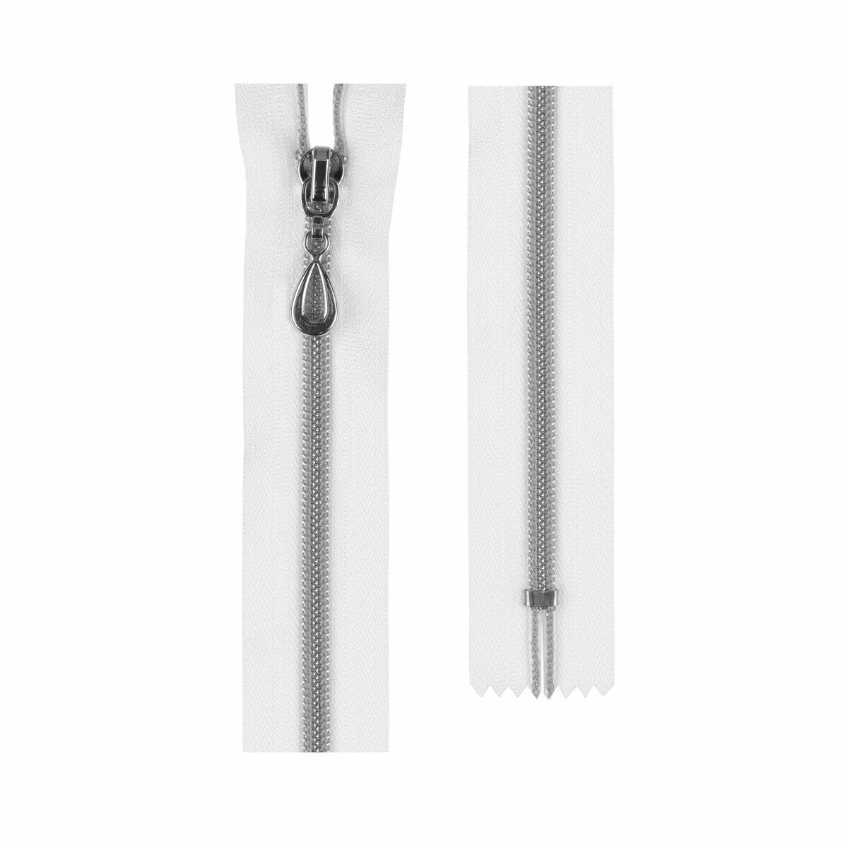 G105S с напылением 16 см тип 5 неразъёмная однозамковая №101S белый/под серебро