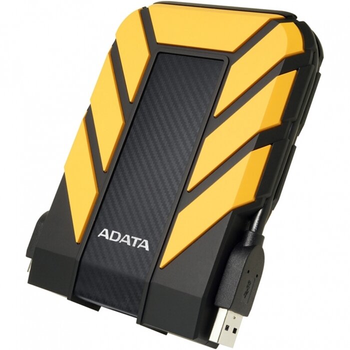 Внешний жесткий диск 2TB ADATA HD710 Pro, USB 3.2 Gen1, желтый (AHD710P-2TU31-CYL)