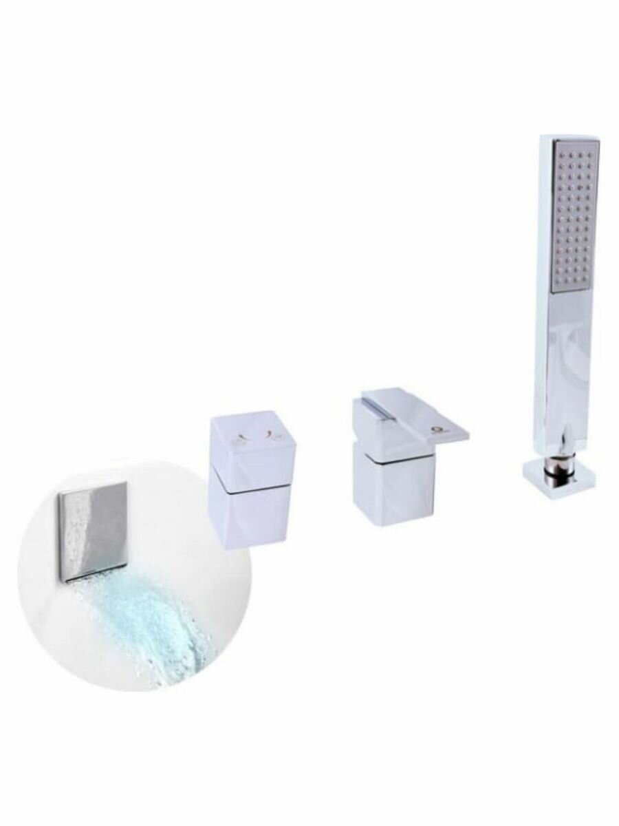 Смеситель на борт ванны, цвет хром, RAV SLEZAK, LR563.5P