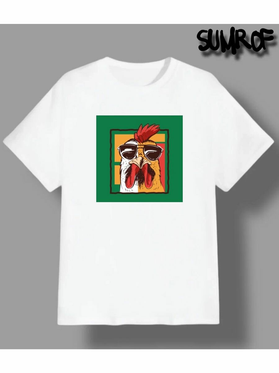 Футболка петух