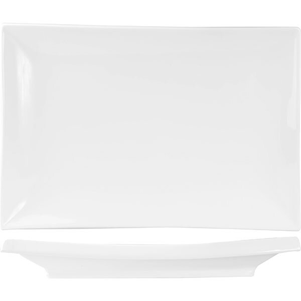 Блюдо для суши прямоугольное Кунстверк материал фарфор высота=1.9, длина=25, ширина=17.5 см.