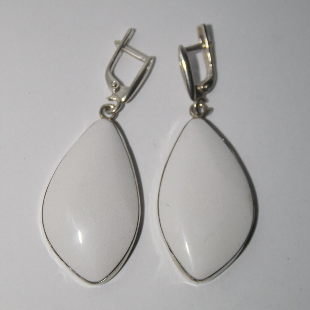 Серьги, кахолонг