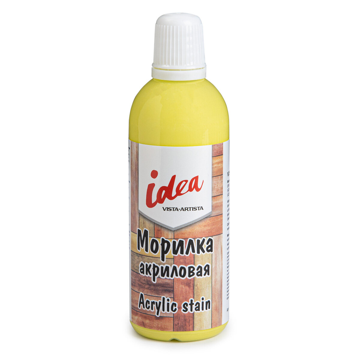 VISTA-ARTISTA морилка акриловая ASV-01-YU47, 80 мл, 12 желтый/yellow, для дерева