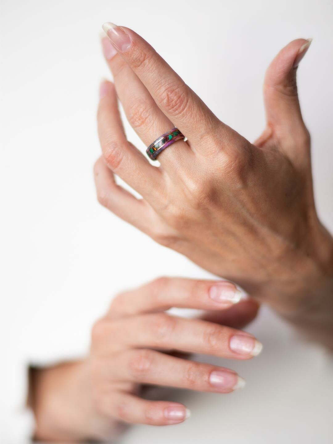 Кольцо RetroGlow, дерево