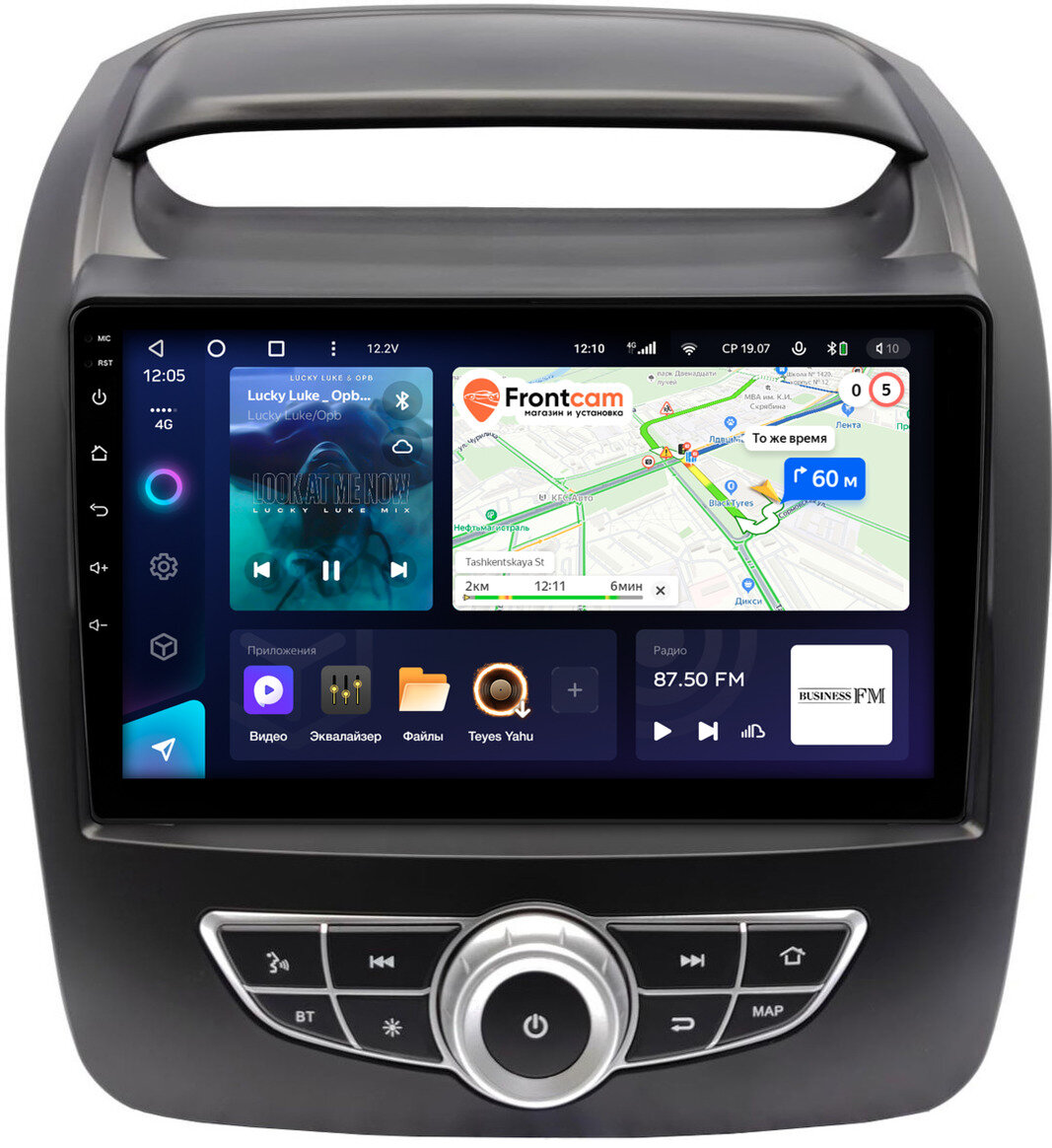 Штатная магнитола Kia Sorento 2 2012-2021 (авто с Navi с кнопками) Teyes CC3 4/32 9" RM-9-1319 Android 10 (4G-SIM, DSP, QLed)