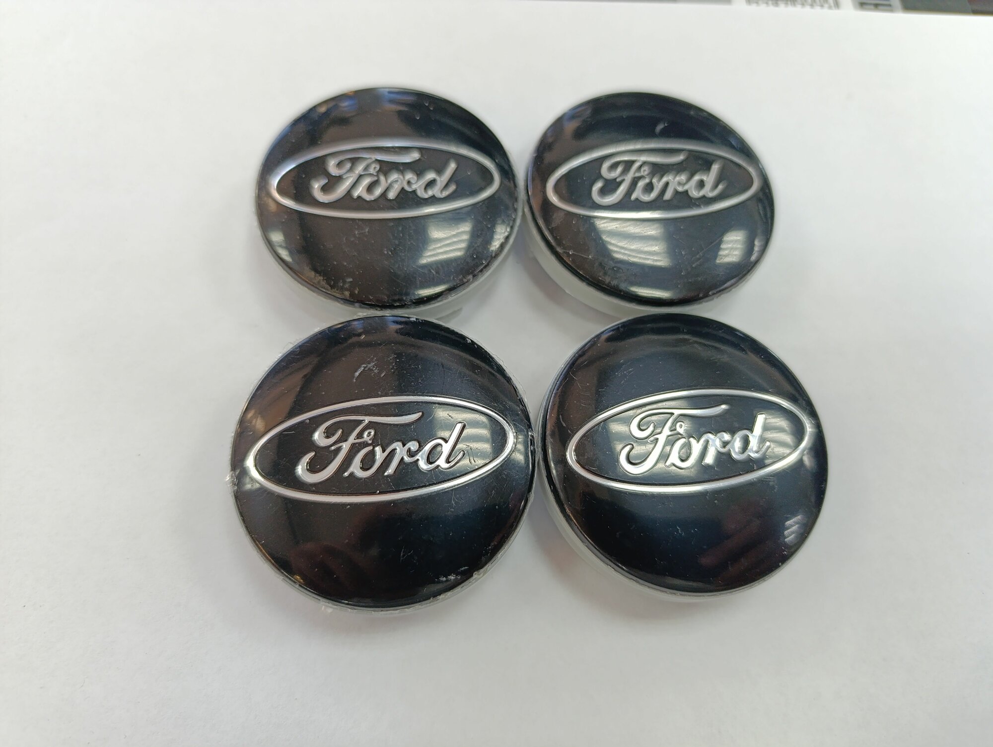 Комплект колпачков ступицы Ford 4шт чёрные