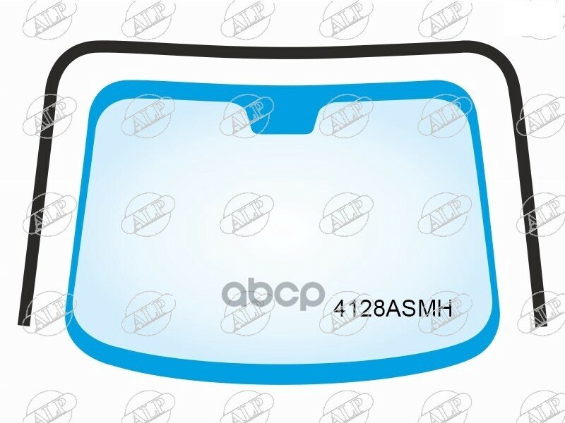 Молдинг лобового стекла (П-образный) Hyundai Click 02-11 / Getz 02-11 ALP OVERSEAS арт. 4128ASMH