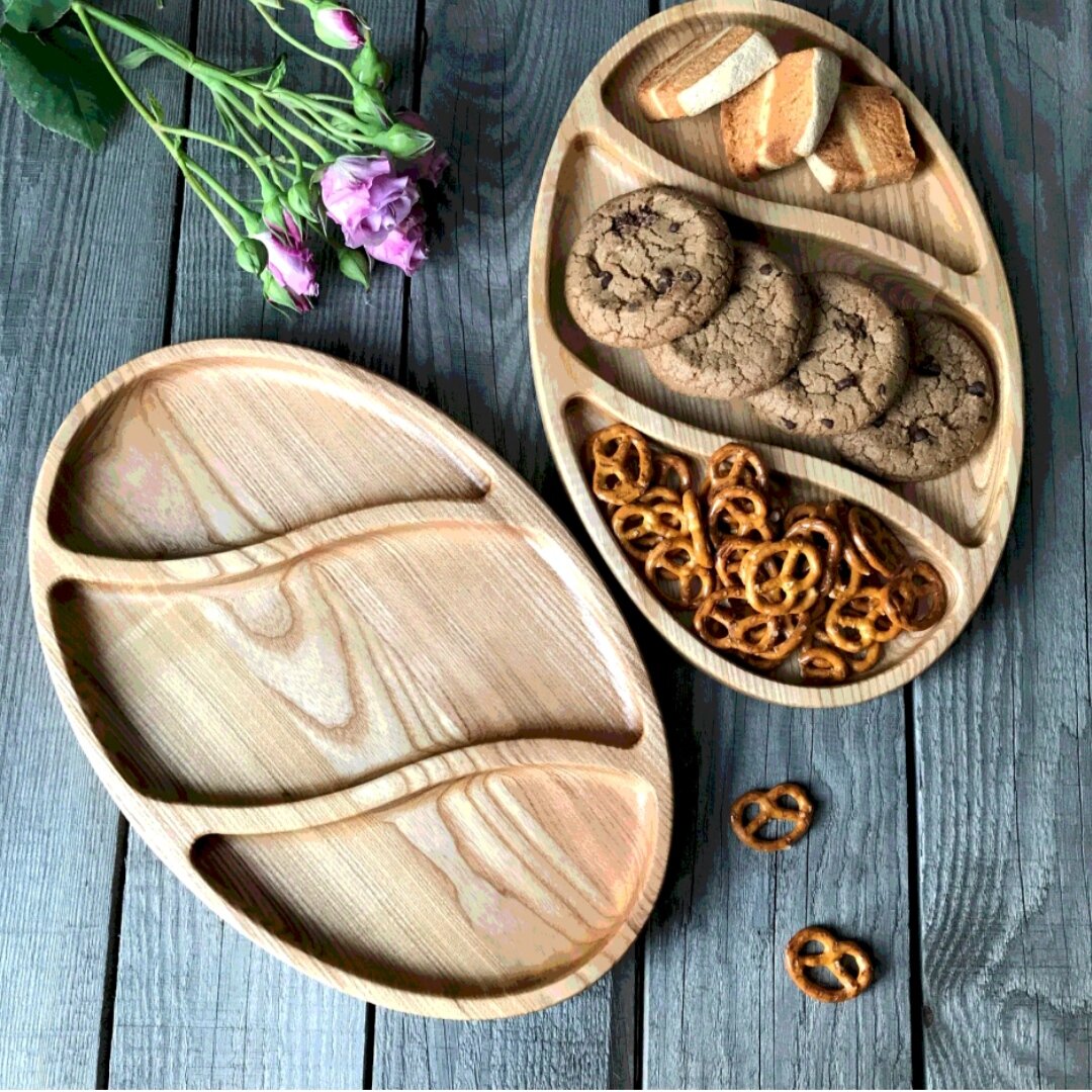 Менажница овальная 25×18 см