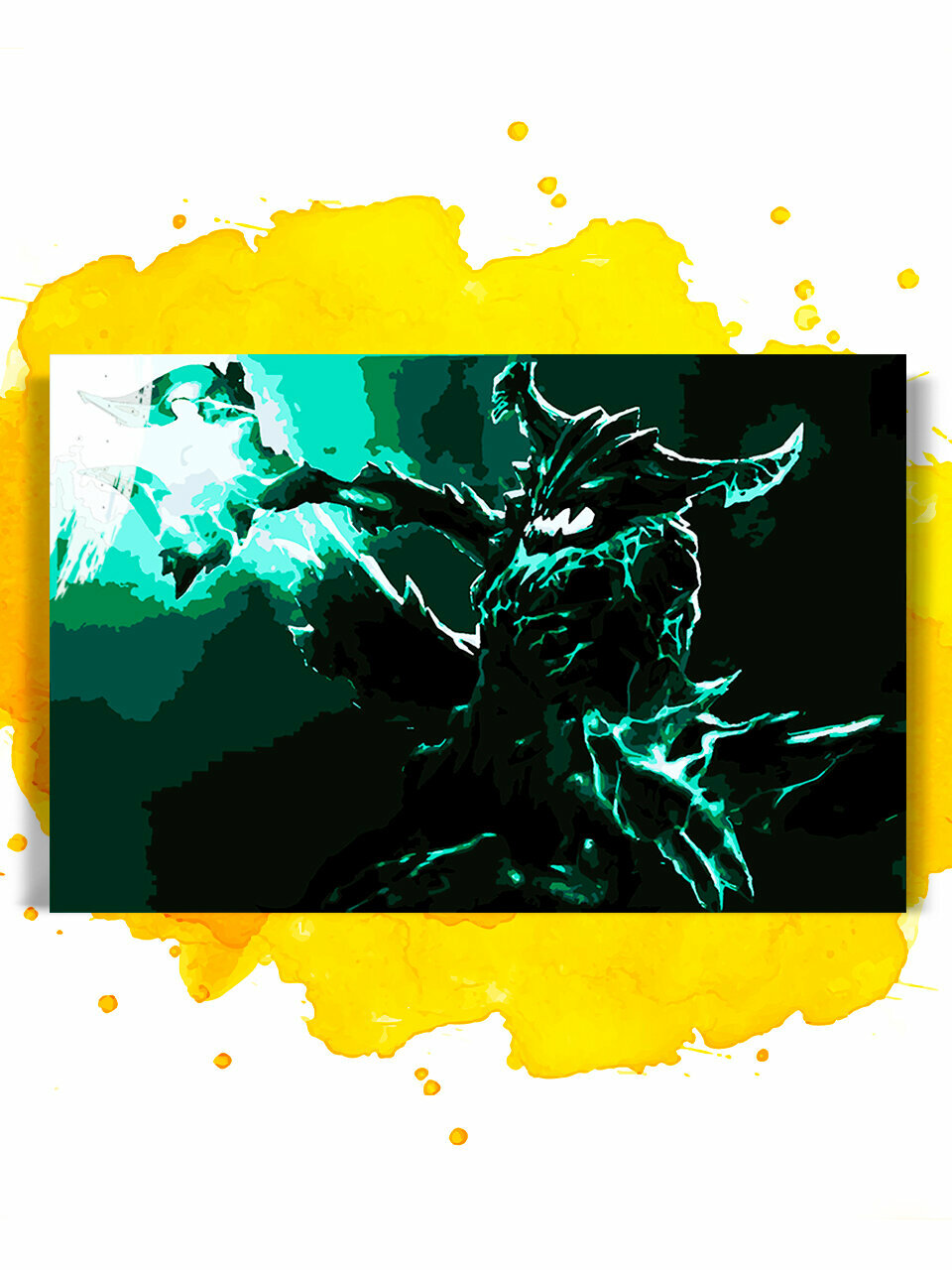 Картина по номерам на холсте Dota 2 - Outworld Devourer, 40 х 60 см