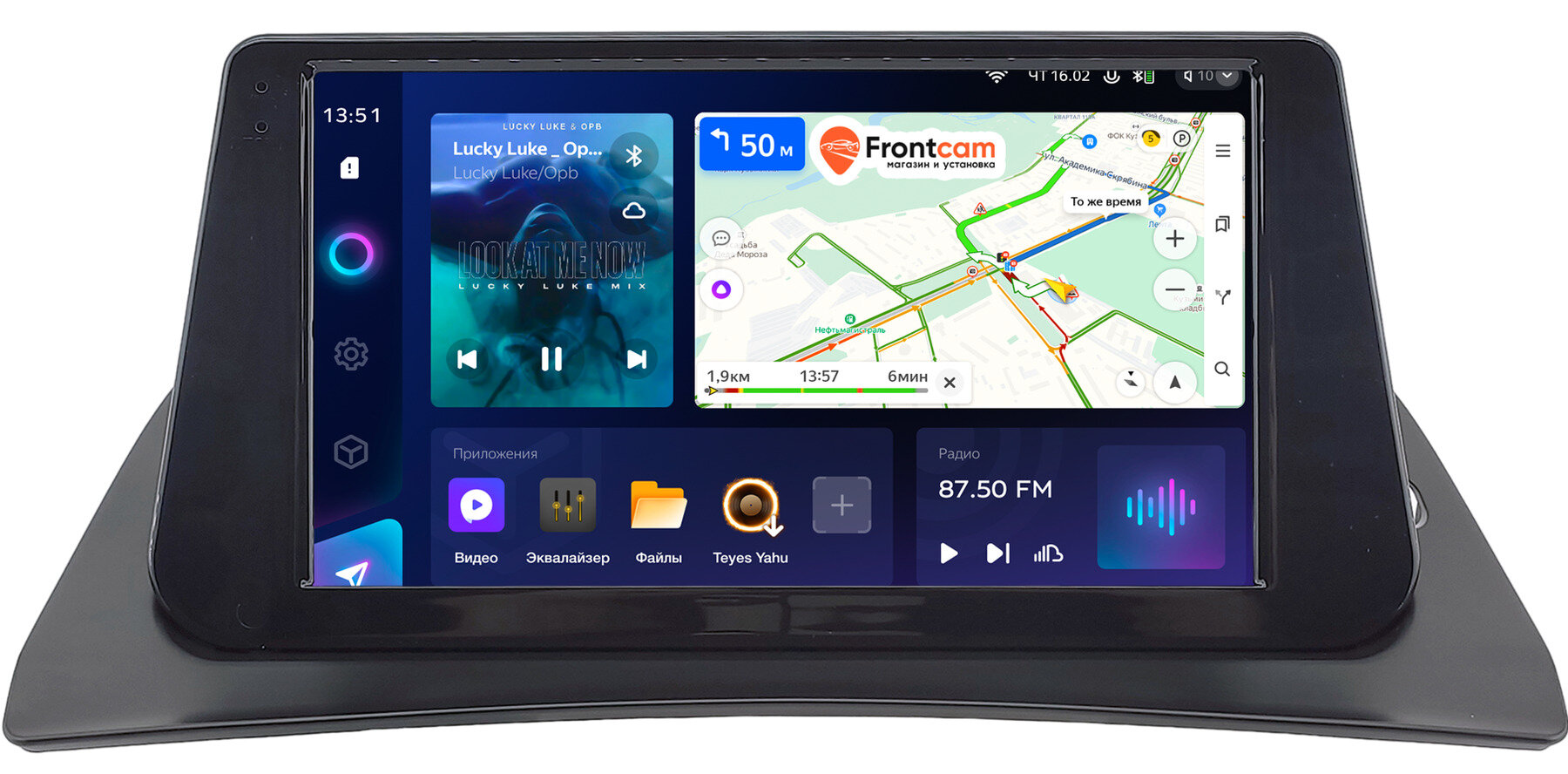Штатная магнитола Teyes CC3 2K 4/64 9.5" RM-9-1218 Renault Kangoo 2 (2008-2021) Android 10 (4G-SIM, DSP, QLed)