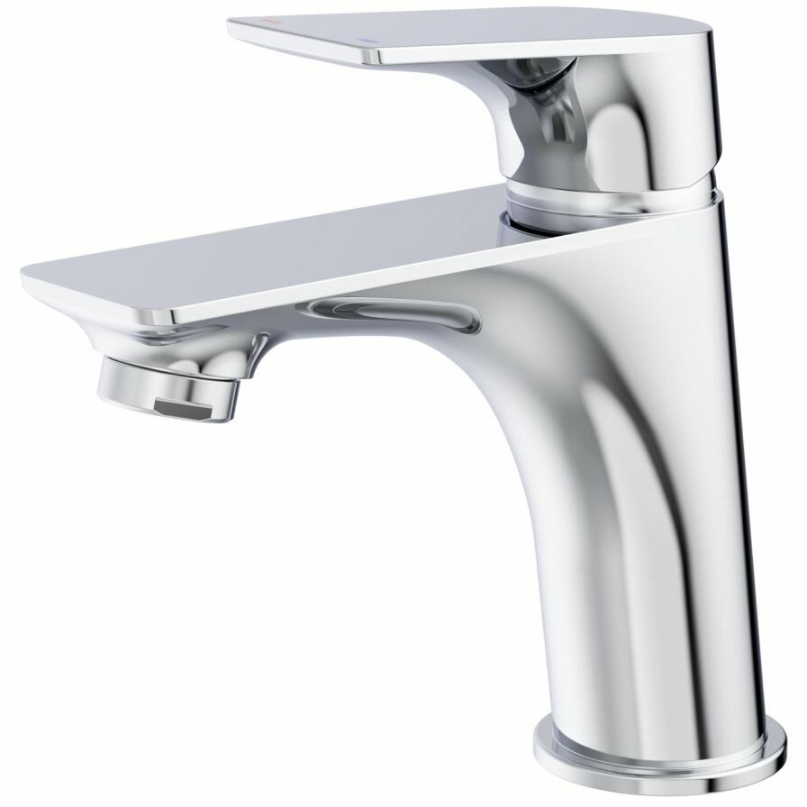 Смеситель для раковины BelBagno MARINO-LVM-CRM-W0 91 мм, однозахватный, фиксированный излив, хром
