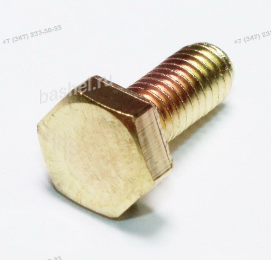 Болт М4х10 DIN 933 латунь
