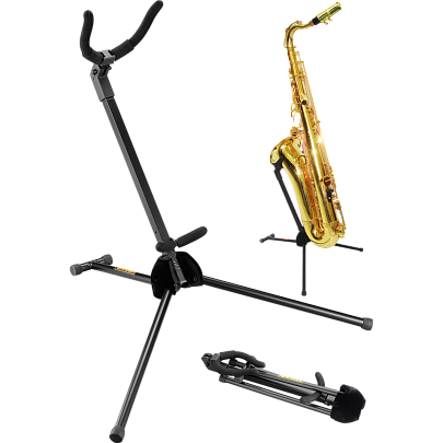 Hercules DS432B Стойка для саксофона тенор компактная с чехлом