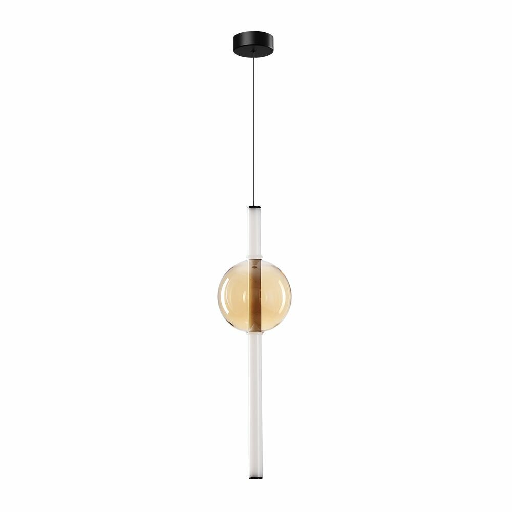 Подвесной светильник Arte Lamp Rigla D160xH500 мм LED цвет черный, арт. A6839SP-12AM