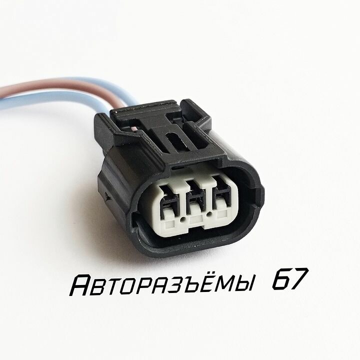 Разъем для датчика коленвала Mazda. Разъём датчика детонации Honda. ( С проводами! )