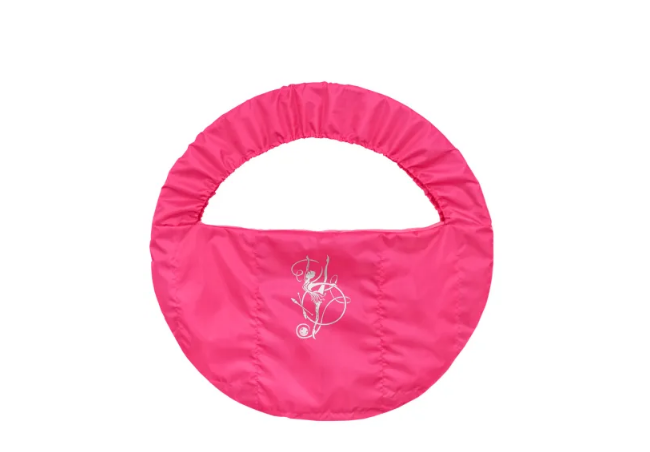 Чехол для гимнастического обруча Универсальный L (п/э розовый) 316