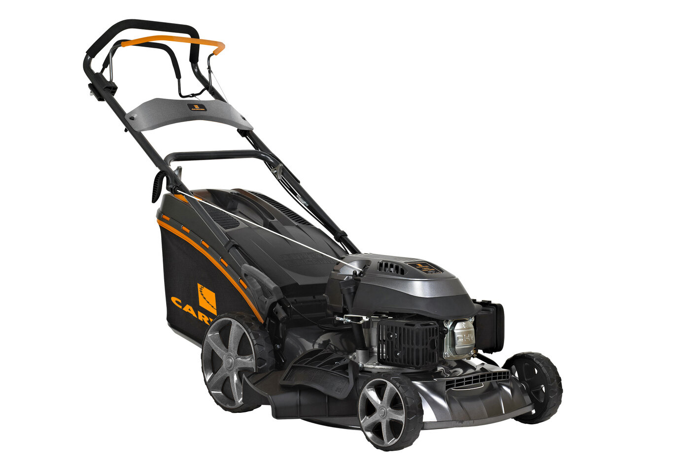 Газонокосилка бензиновая самоходная CARVER LMG-2651DMS 2.6 кВт, 51 см, травосборник 65 л, мульчирование, боковой выброс