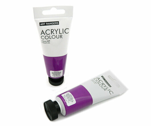 Краска акриловая 75 мл. Фиолетовая Неон CE-173 в пластиковой тубе с европодвесом №171 MAGI-WAP