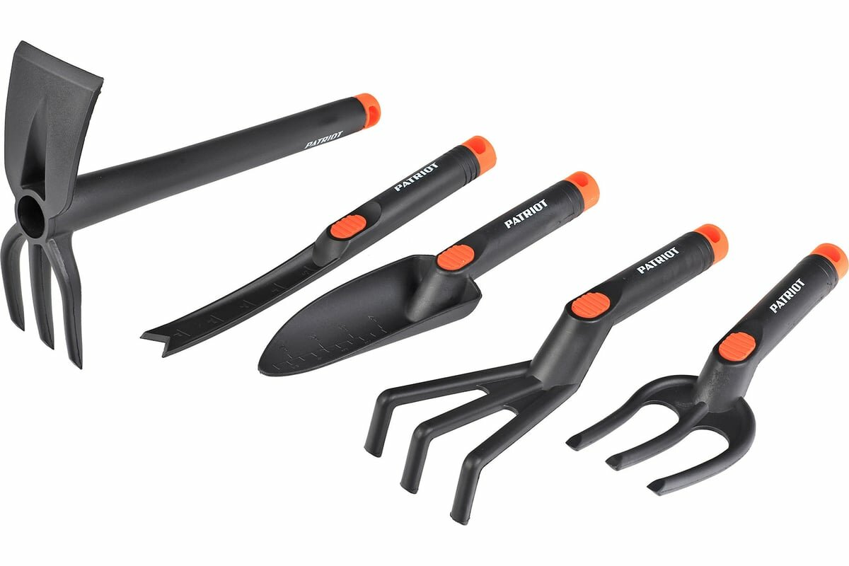 PATRIOT GTP-5 Набор садовых инструментов из 5 предметов 777001506 для сада и огорода
